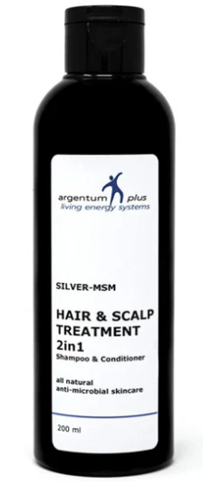 Silver-MSM Hair and Scalp Treatment 2in1 200ml – Noviva Health