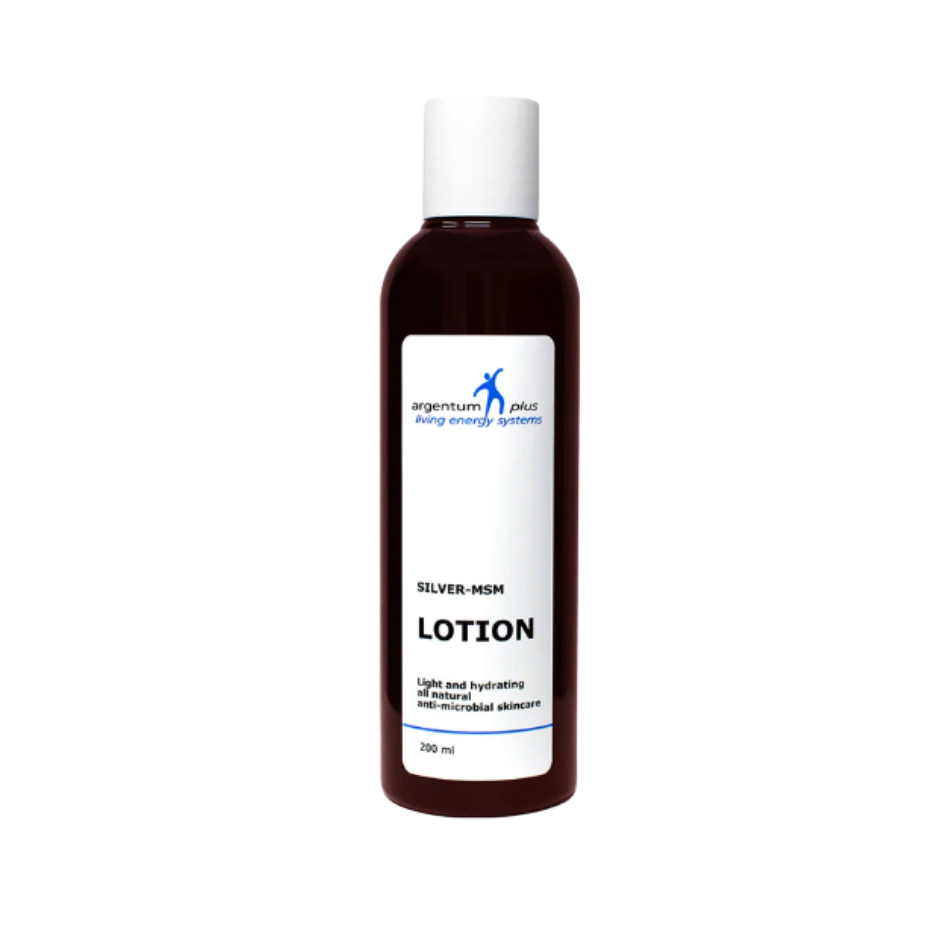 Silver-MSM Lotion for skin prone to dry eczema 100ml – Noviva Health